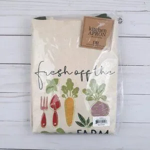 Kitchen | Garden Kitchen Apron Fresh Off The Farm Pockets Chef | Poshmark
